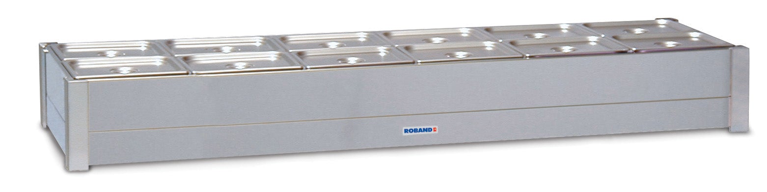 Roband Hot Bain Marie 12 x 1/2 size, pans not included, double row BM2 ...